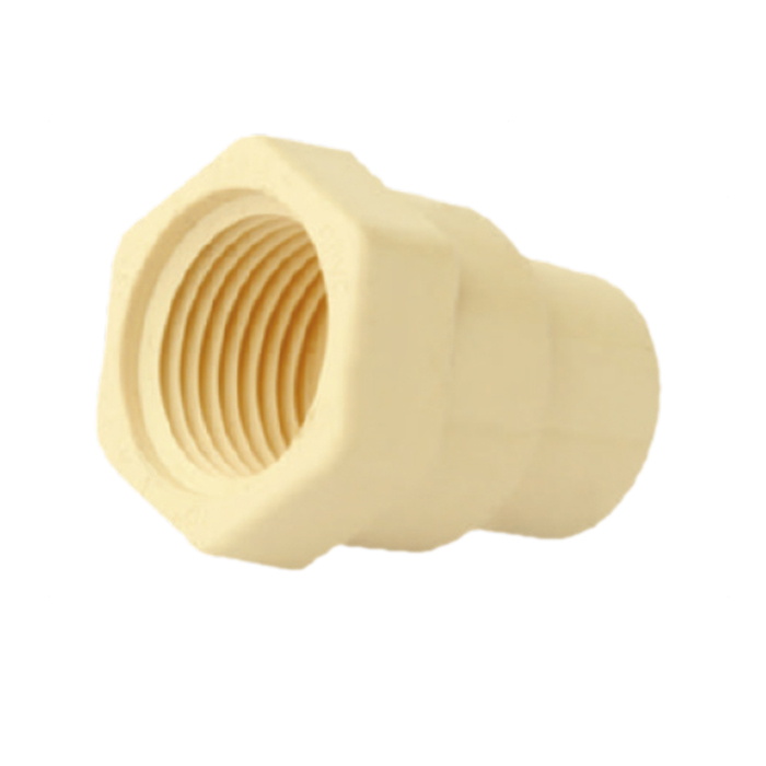 CPVC Female Adaptor Plastic Threaded 1/2" - Online Hardware Store in ...