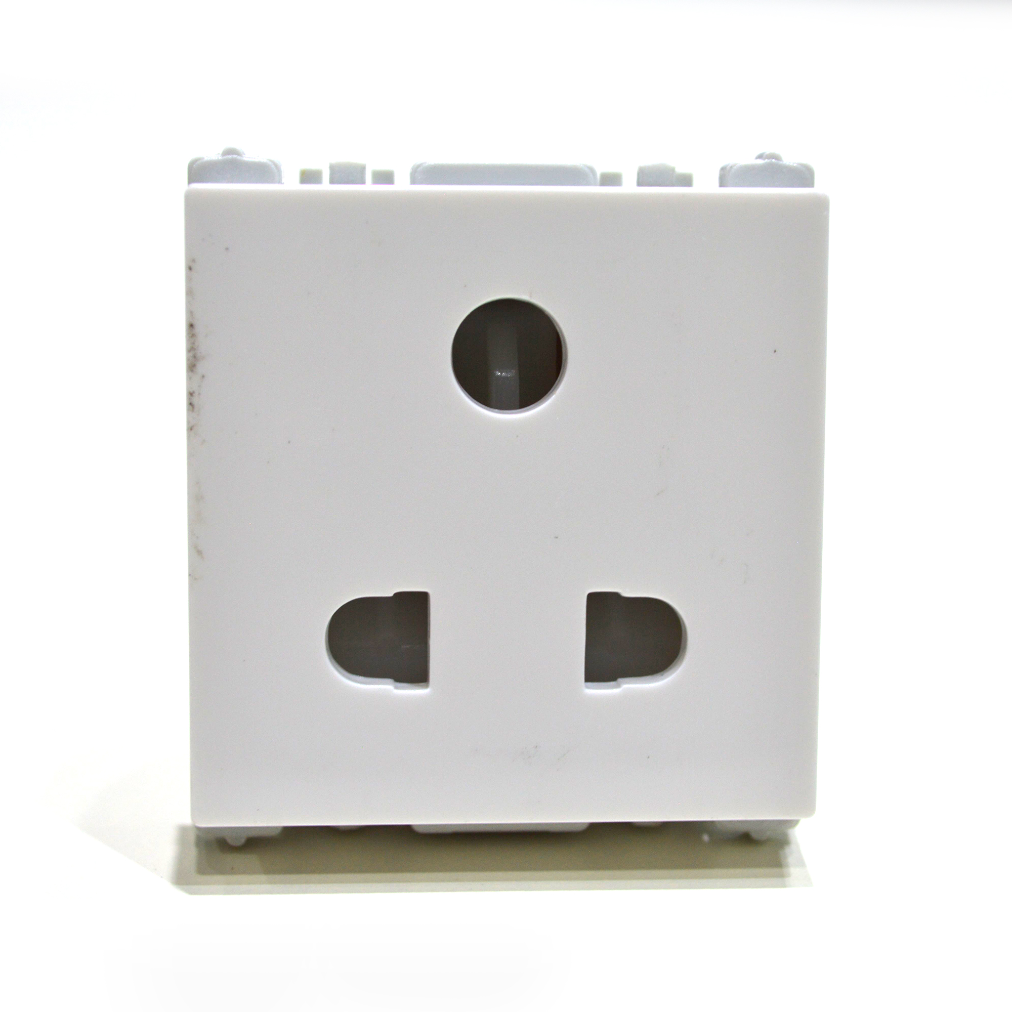 NOWA Socket 6A 3 Pin With Euro Pin - 2M - White - Online Hardware Store in Nepal | Buy ...