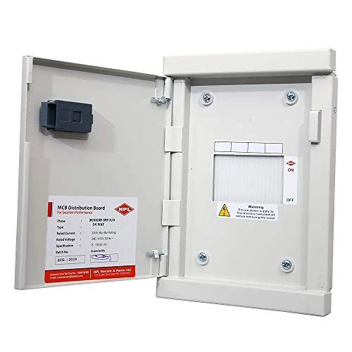 HPL: 10 Way Double Door Single Pole & Neutral Distribution Board ...