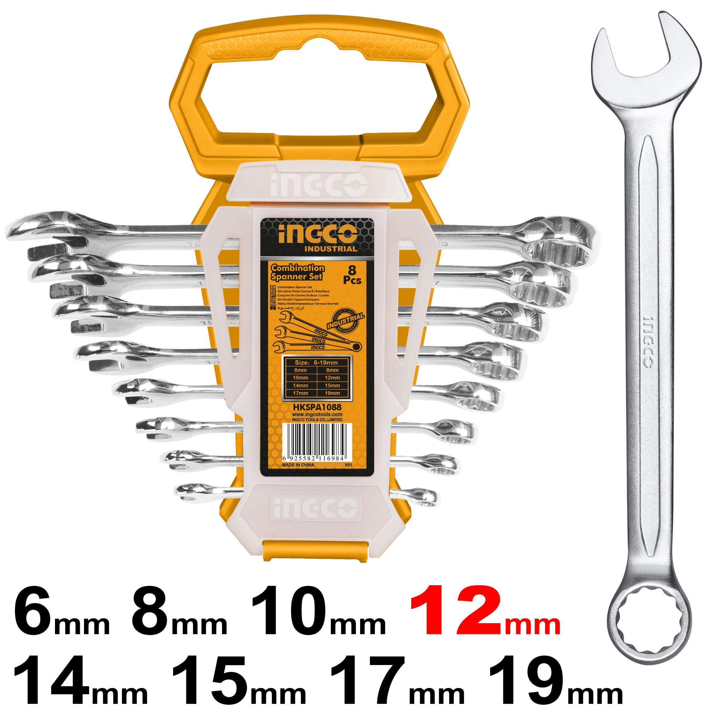 8 PCS Combination Spanner Set: 6-19MM - Online Hardware Store in Nepal ...