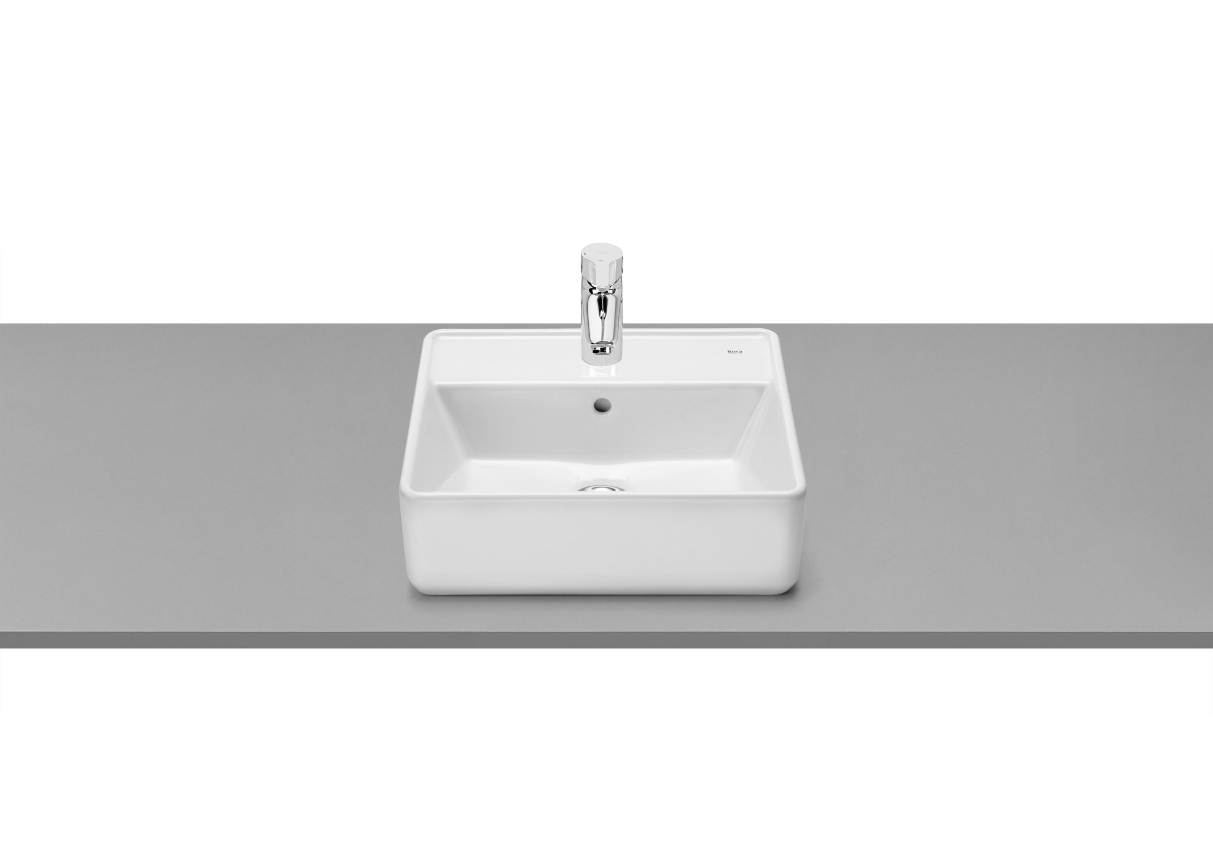 ROCA: Over Countertop Square Basin: White - Online Hardware Store in ...
