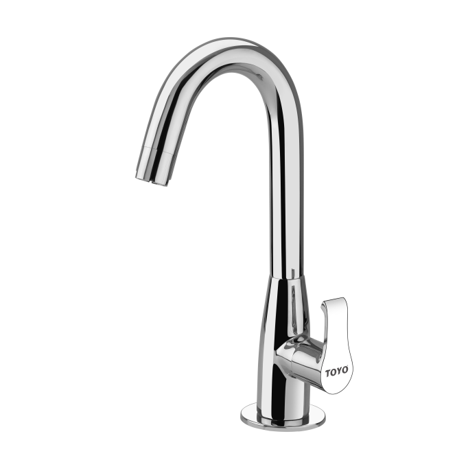 TOYO: Alex Series L Swan Neck Regular Long Extended Sink Cock 1/2inch ...